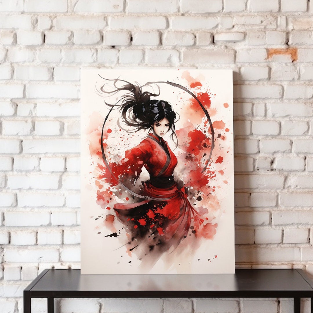 Mulan Metal Poster Mulan Wall Art Princess Print - Etsy