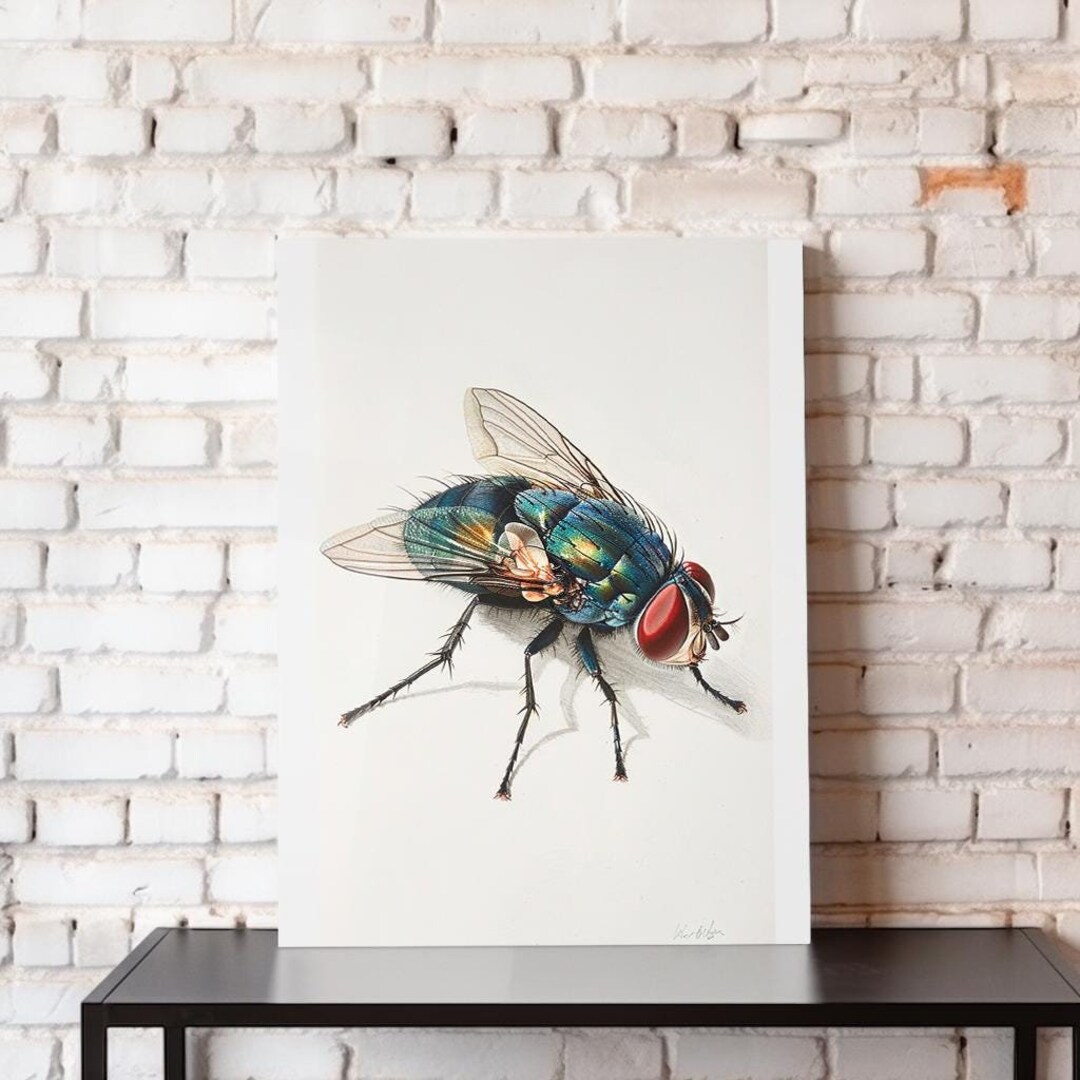 Insect Metal Poster Bug Wall Art Fly Poster 8x10 12x16 16x20 - Etsy