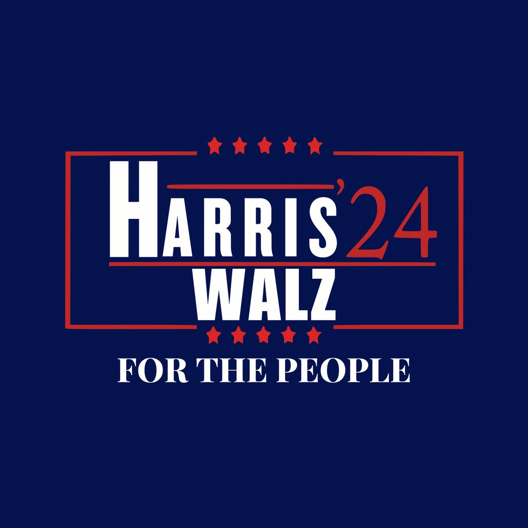 Harris Walz 24 for the People PNG Digital Download, Harris Walz for the ...