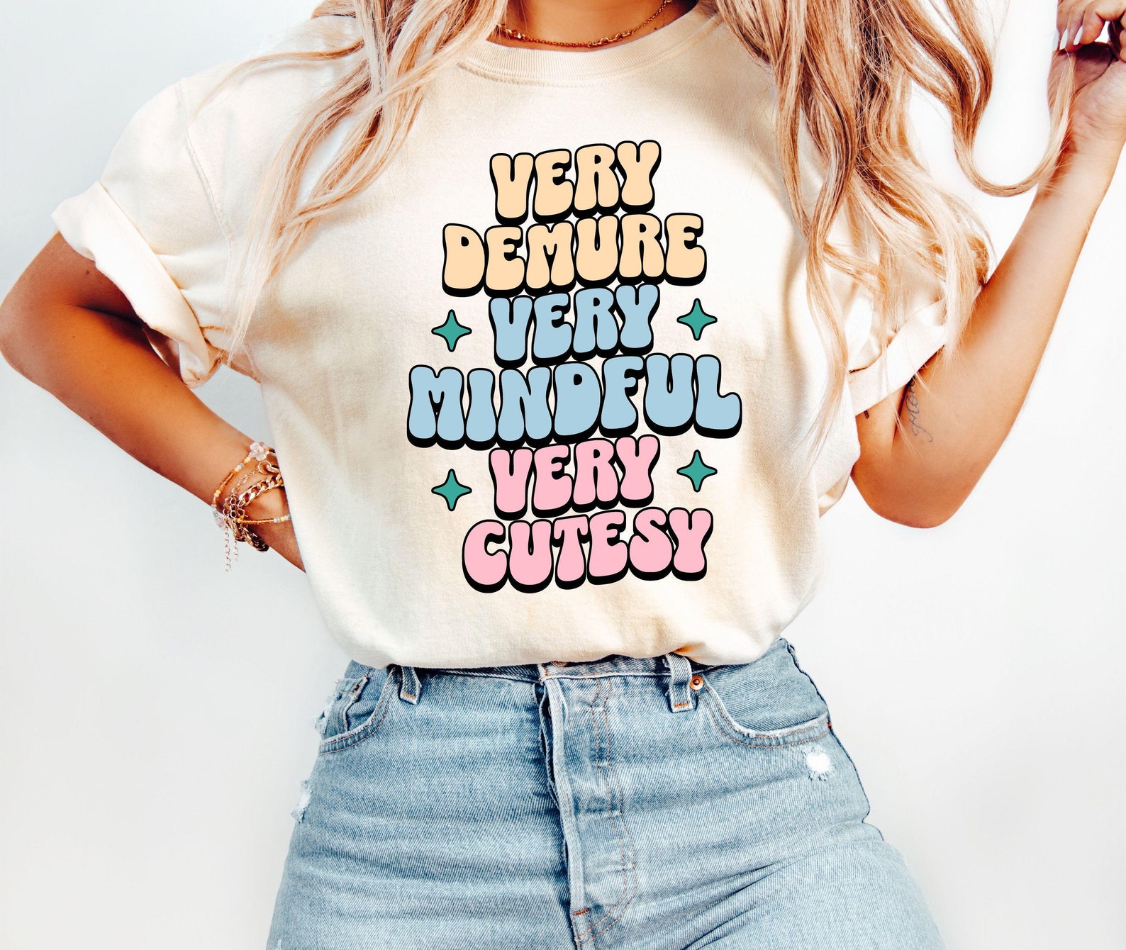 Very Demure Very Mindful Very Cutesy SVG PNG Digital Download, Gen Z ...