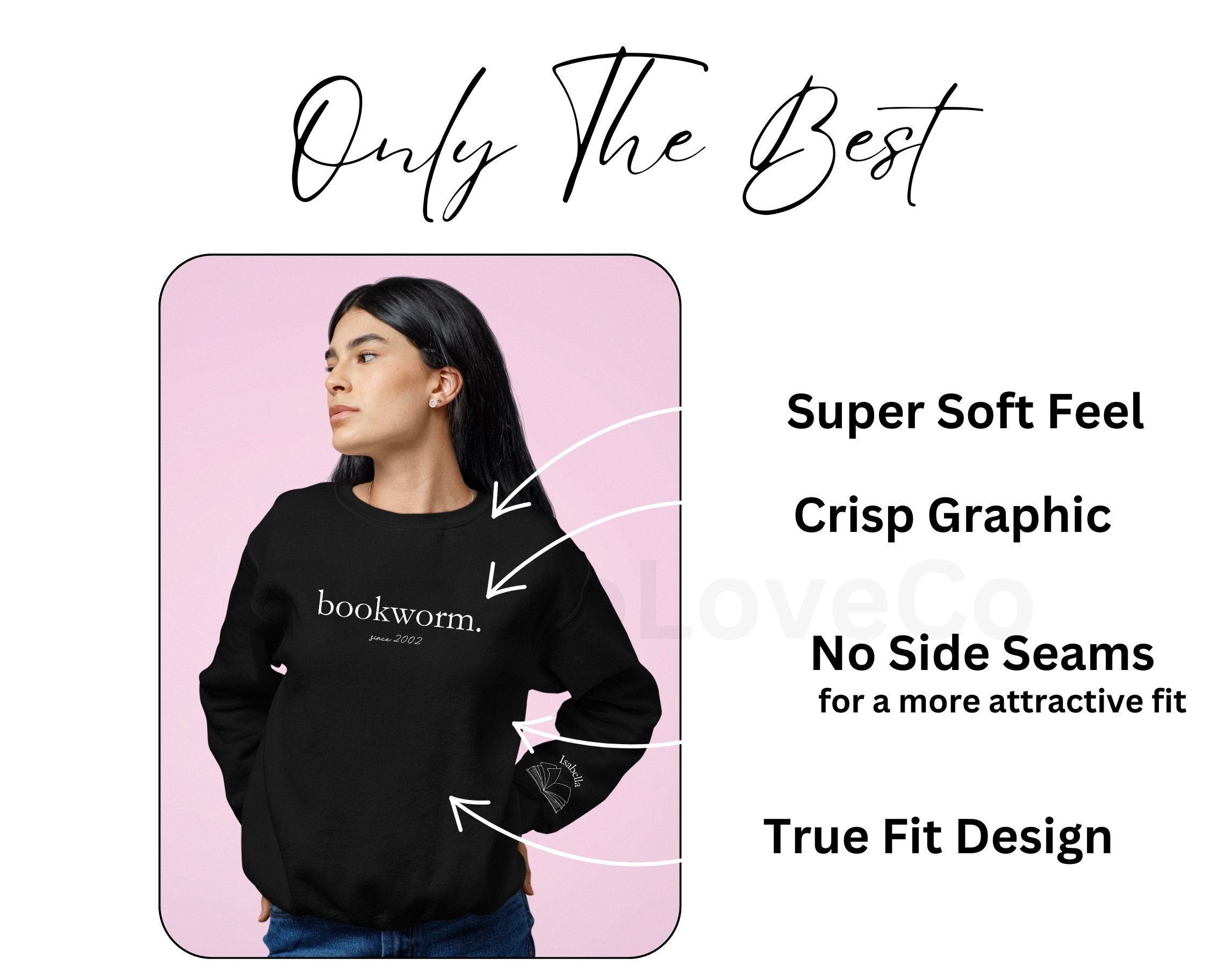 Custom Book Sweatshirt, Booktok Merch, Personalized Book Merch Sweater ...