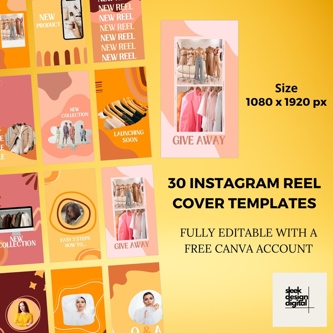 Instagram Reel Cover Template, Colorful Template for Instagram Cover ...
