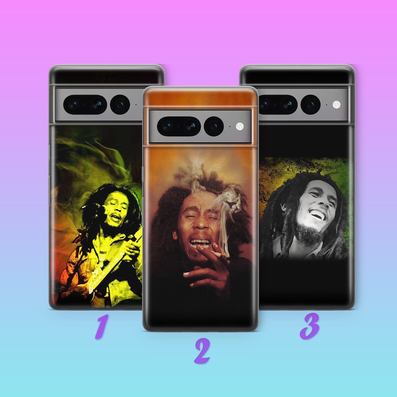 Funda para teléfono Bob Marley K2 para Google Pixel 6, 6A, 7, 7A, 8, 8A ...