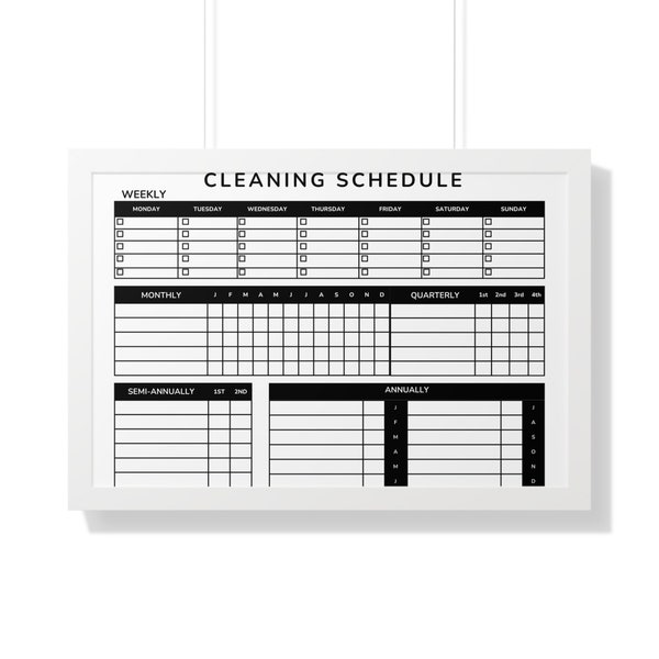 House Cleaning Checklist Dry Erase - Etsy