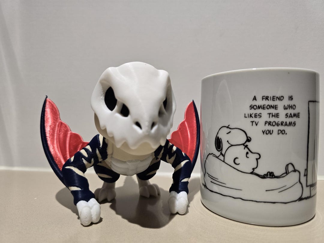 Baby Bone Dragon – Adorable Undead Desk Buddy - Etsy