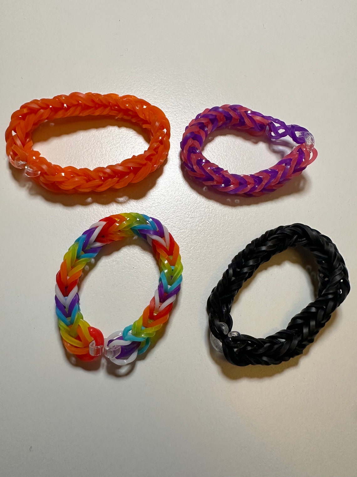 Rubber Band Fishtail Bracelets Custom Made With Love - Etsy