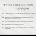 Weekly Review Printable - Weekly Reflection - Weekly Planner - Self ...