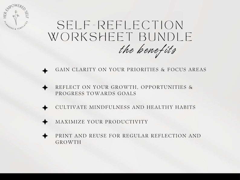 Ultimate Self-reflection Planner Bundle | Daily, Weekly, Monthly ...