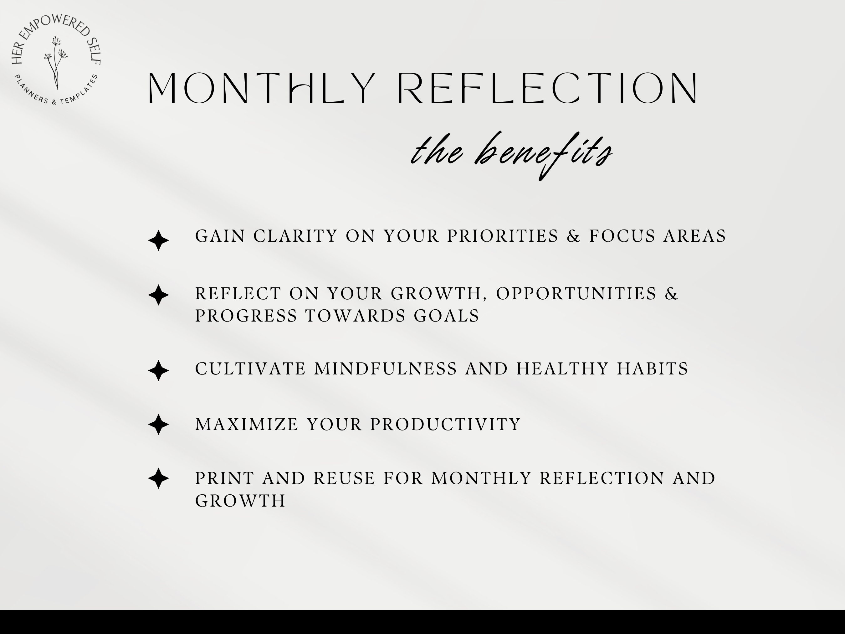 Quarterly Review Printable - Quarter Reflection - Quarterly Planner ...