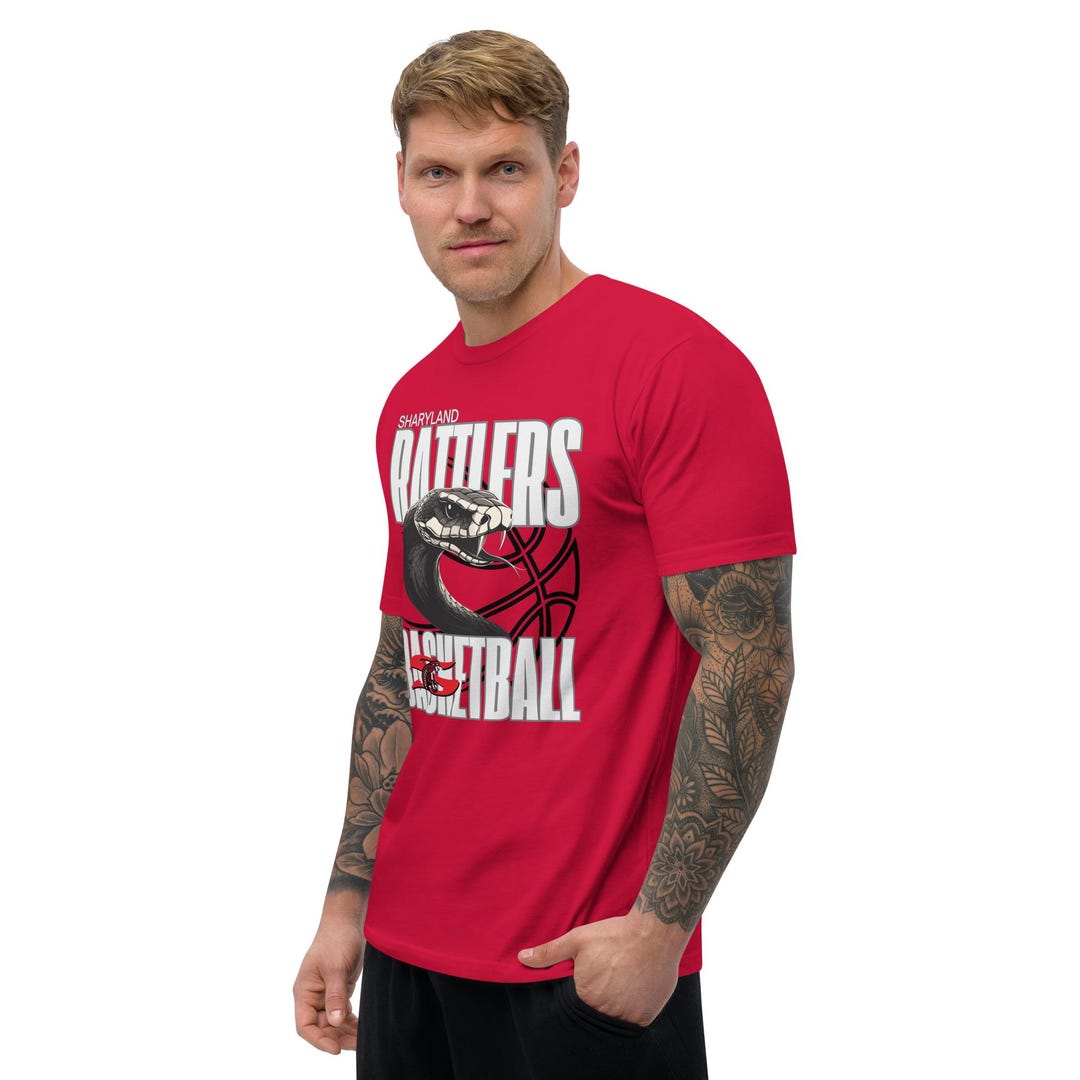 Next Level Sharyland Rattlers Basketball Fan Shirt - Customize Player ...