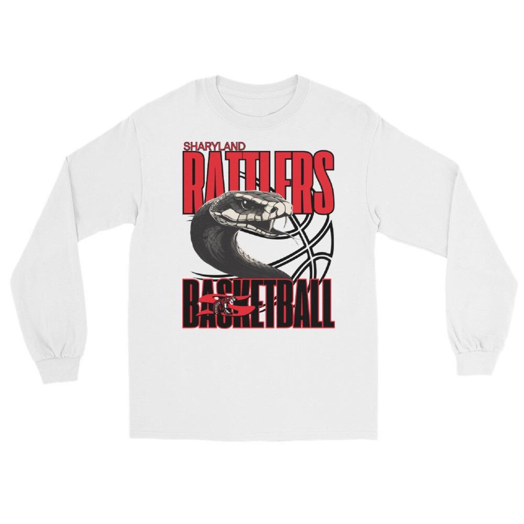 Sharyland Rattlers Basketball Fan Shirt - Customize With Player Name ...