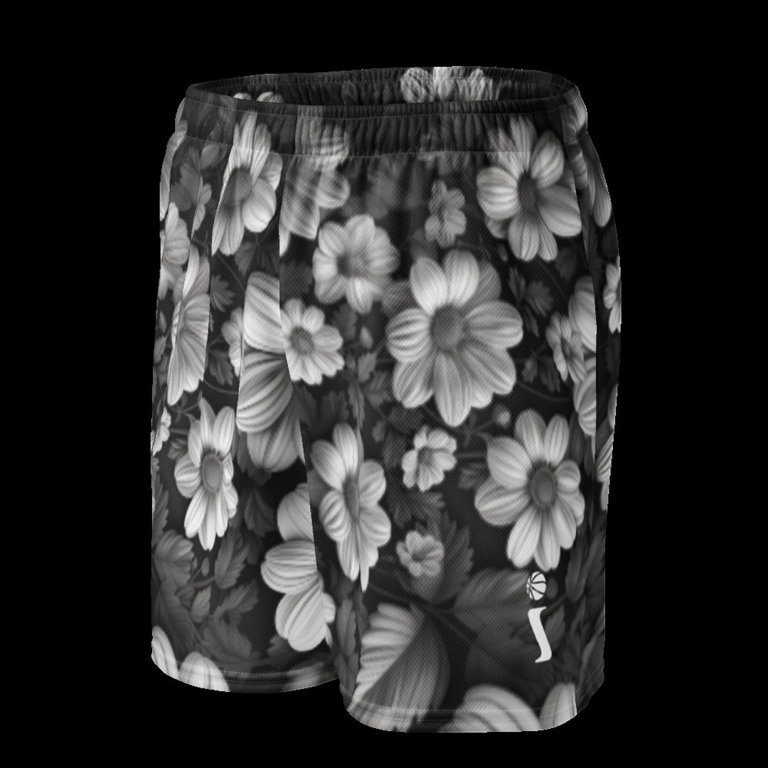 Sunflower Themed Mesh Shorts, Basketball Shorts, Gifts for Him, Fathers ...