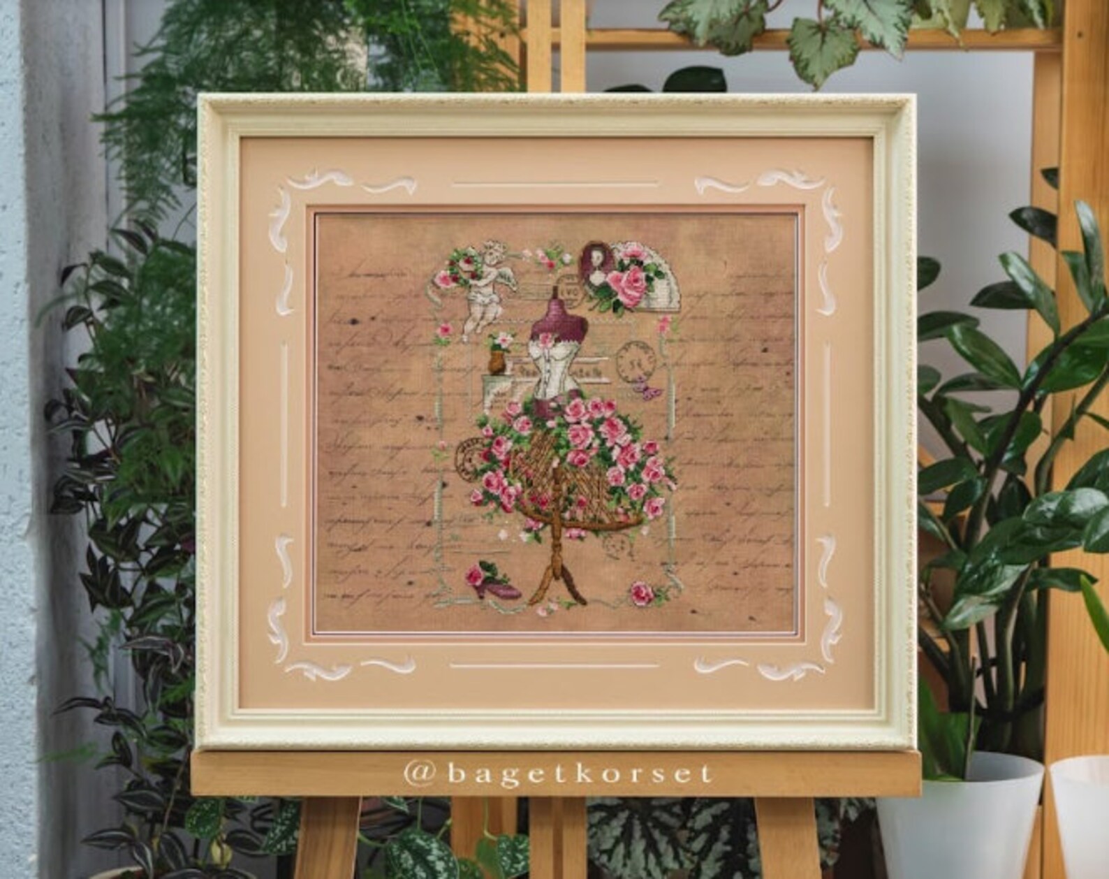 Cross Stitch Pattern Elegant Lady - Etsy