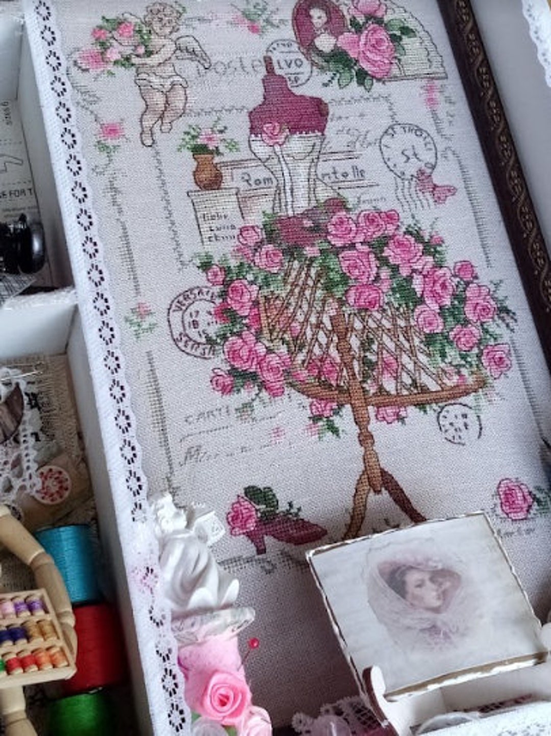 Cross Stitch Pattern Elegant Lady - Etsy