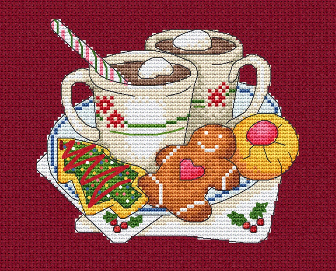Cross Stitch Pattern for Canvas New Year 2024 - Etsy