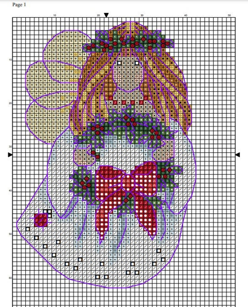 Cross Stitch Pattern Elegant Lady - Etsy