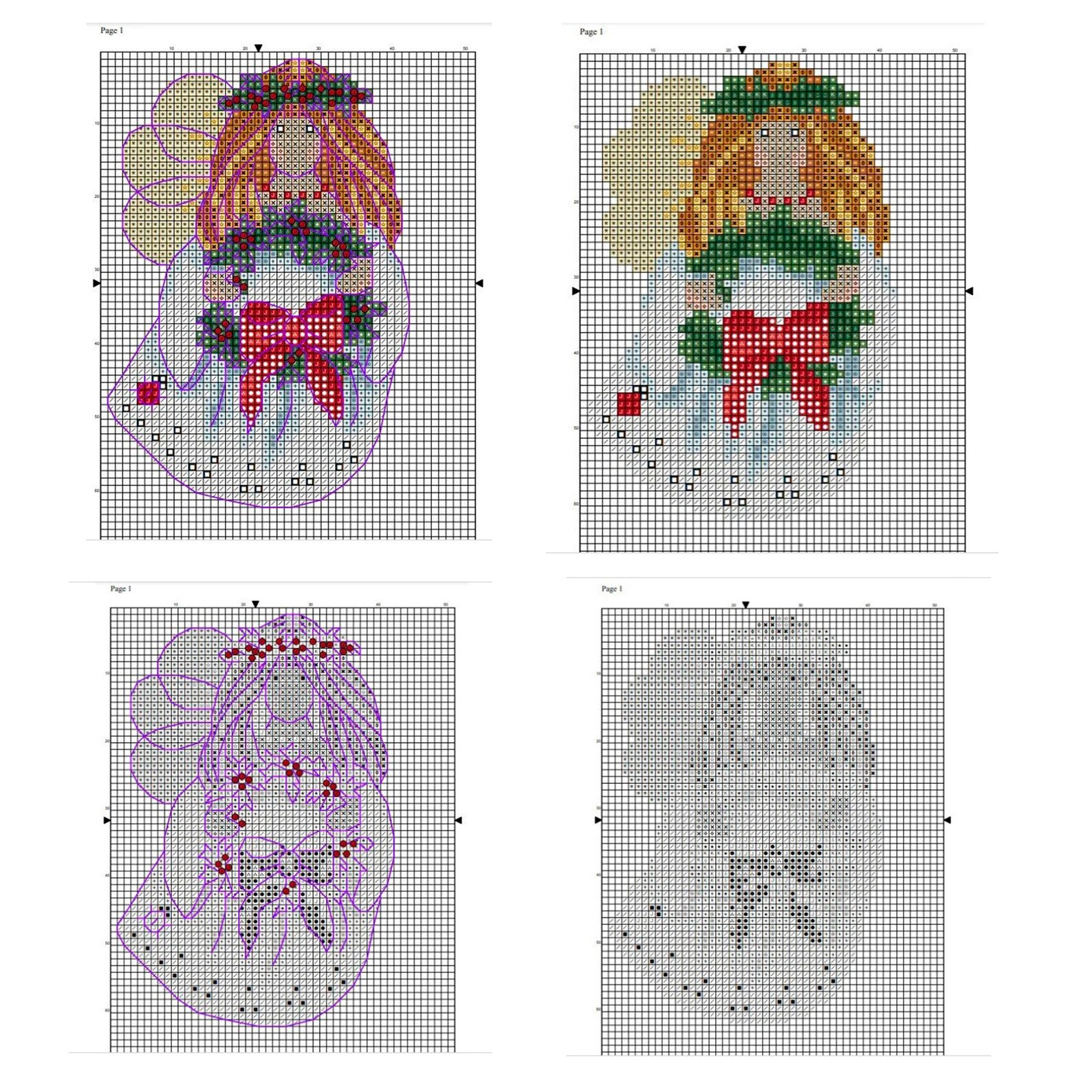 Cross Stitch Pattern for Plastic Canvas New Year 2024 - Etsy
