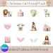 Pink Christian Girl Emoji Set | Ios18 iPhone Icons (PNG Digital ...