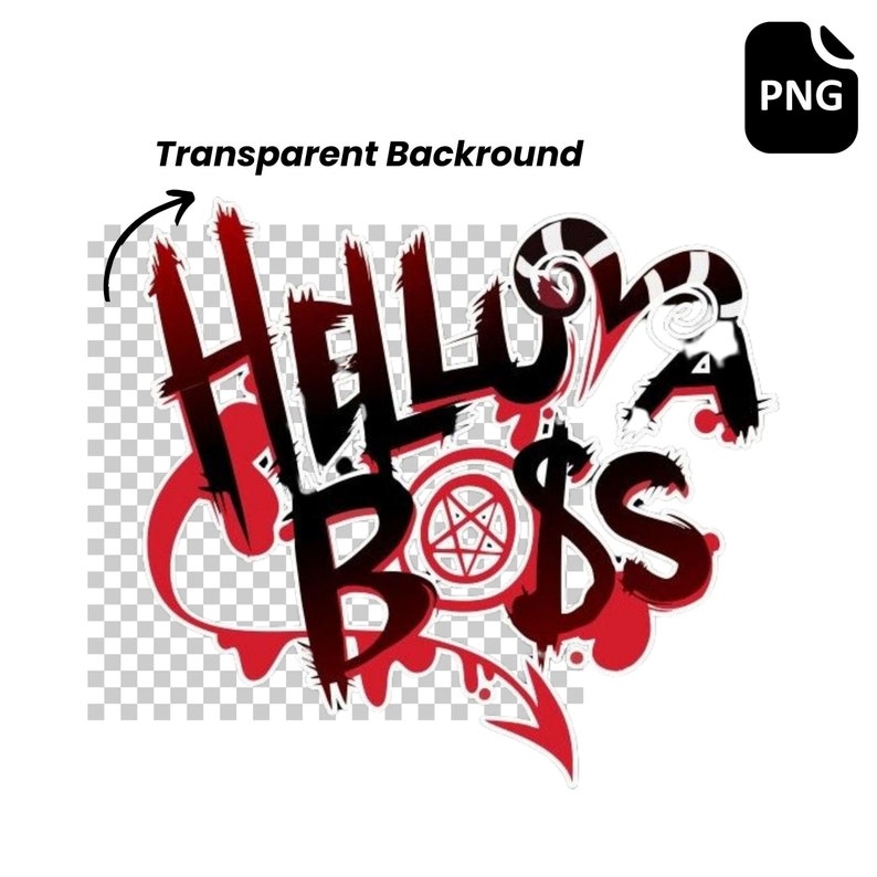 Helluva Boss Logo PNG: Transparent Design (digital Download) - Etsy