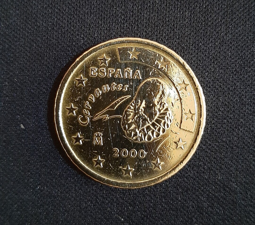 Spain 50 Euro Cent Coin 2000 Collection Coin. N33 - Etsy