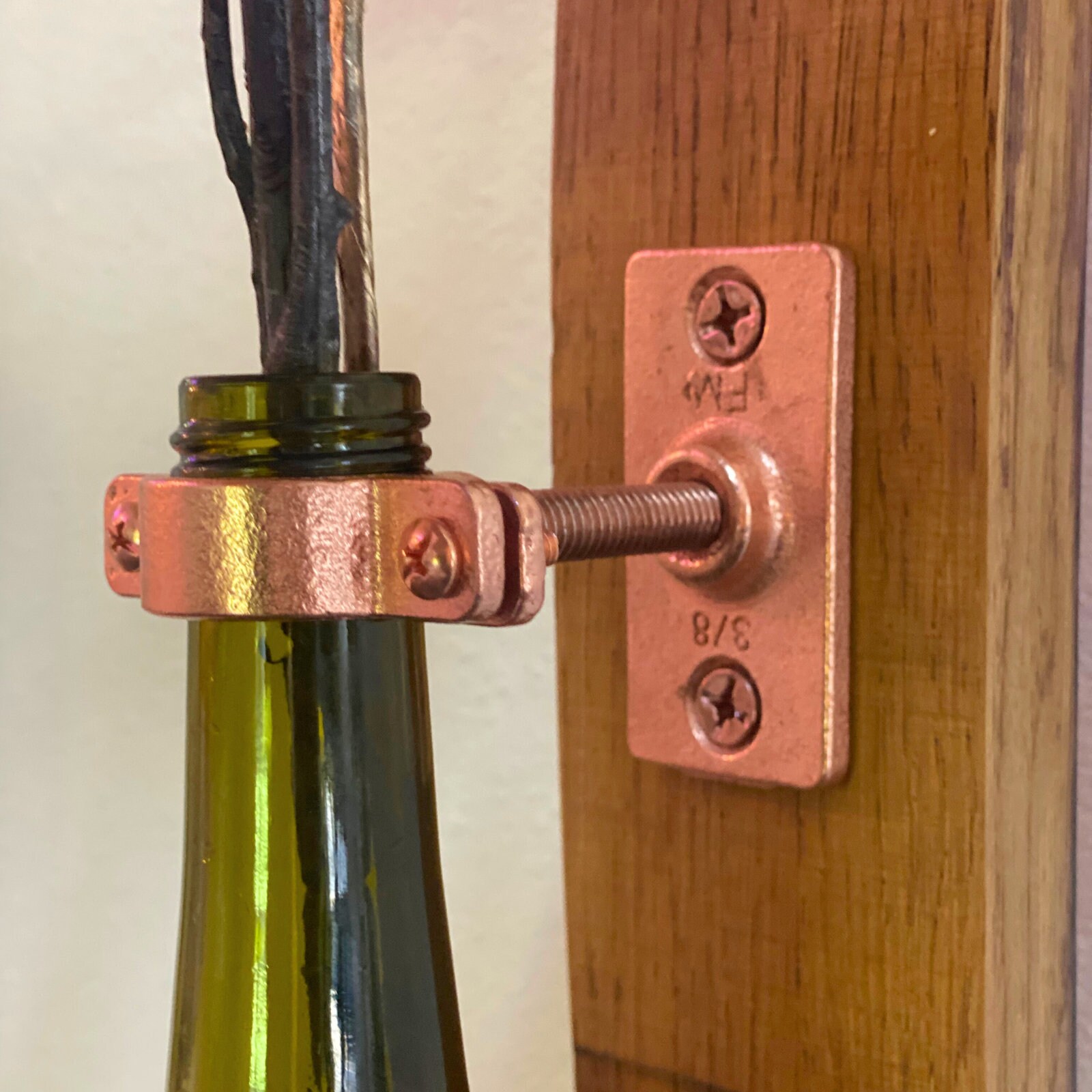 Rustic Reversable Wine Barrel Stave Wall Vase / Wall Sconce ...