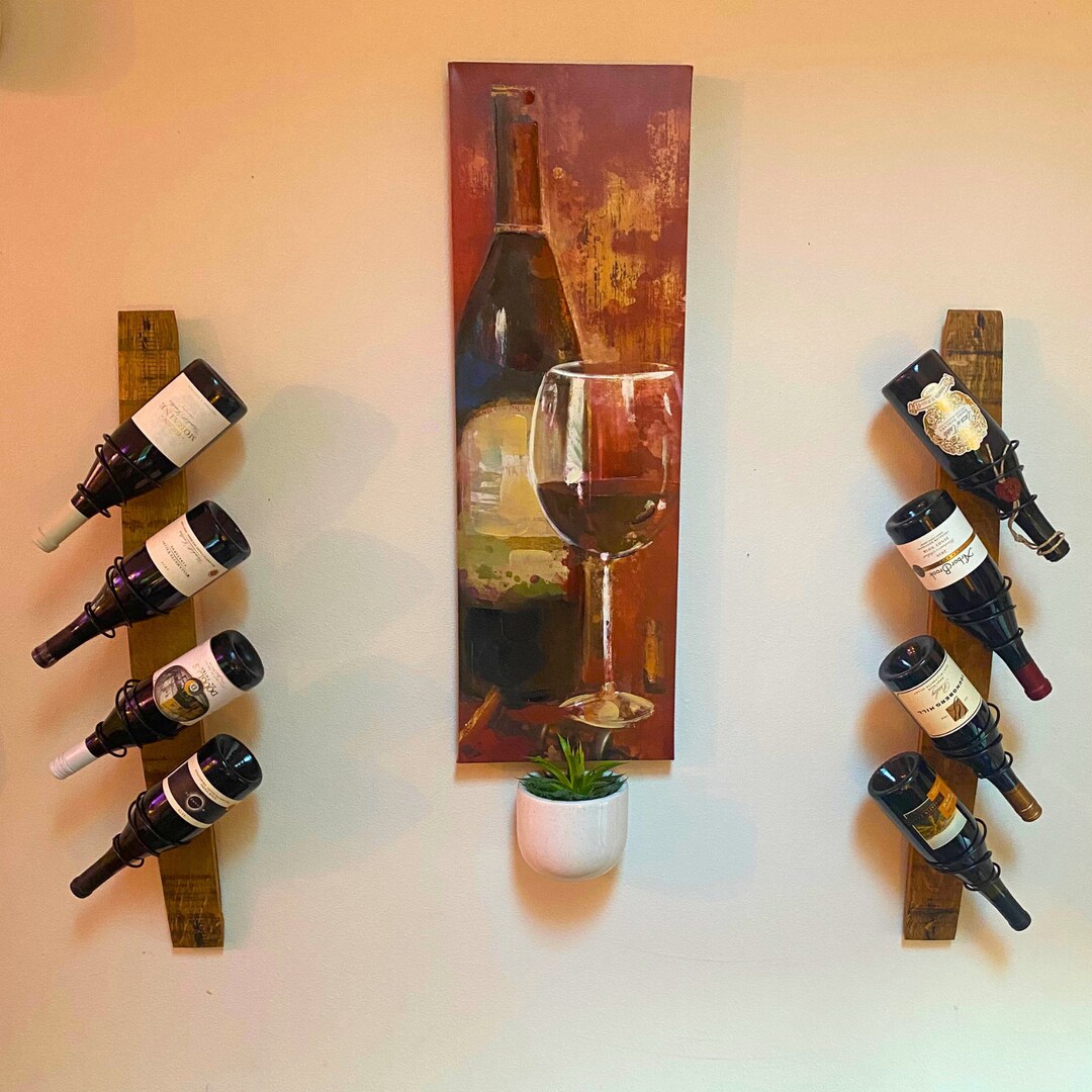 Wine Barrel Stave Wine Rack single Stave - Etsy
