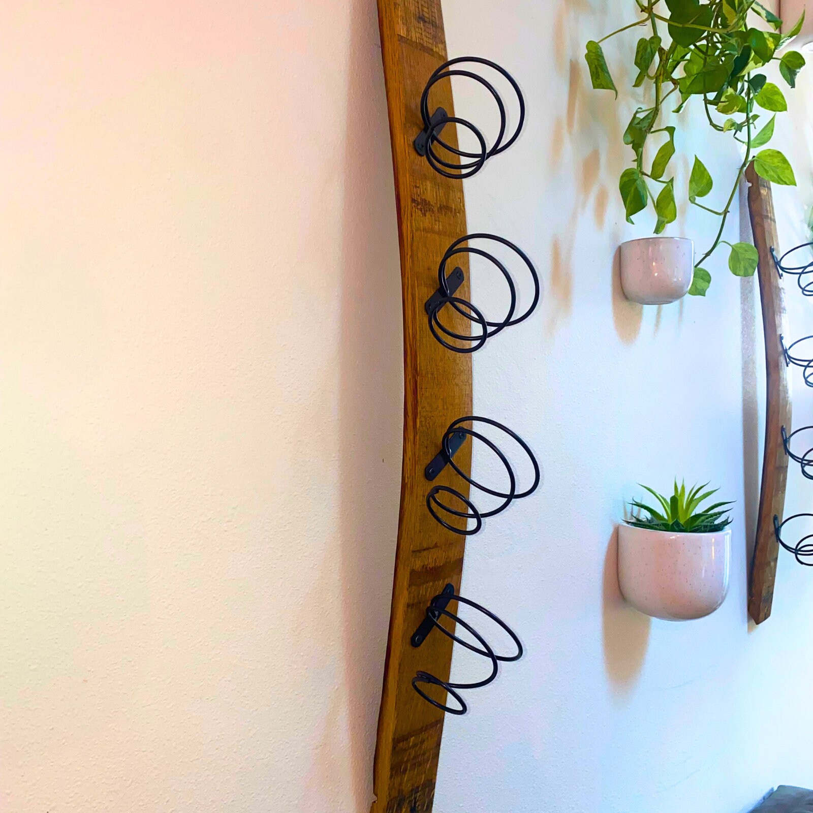 Wine Barrel Stave Wine Rack single Stave - Etsy