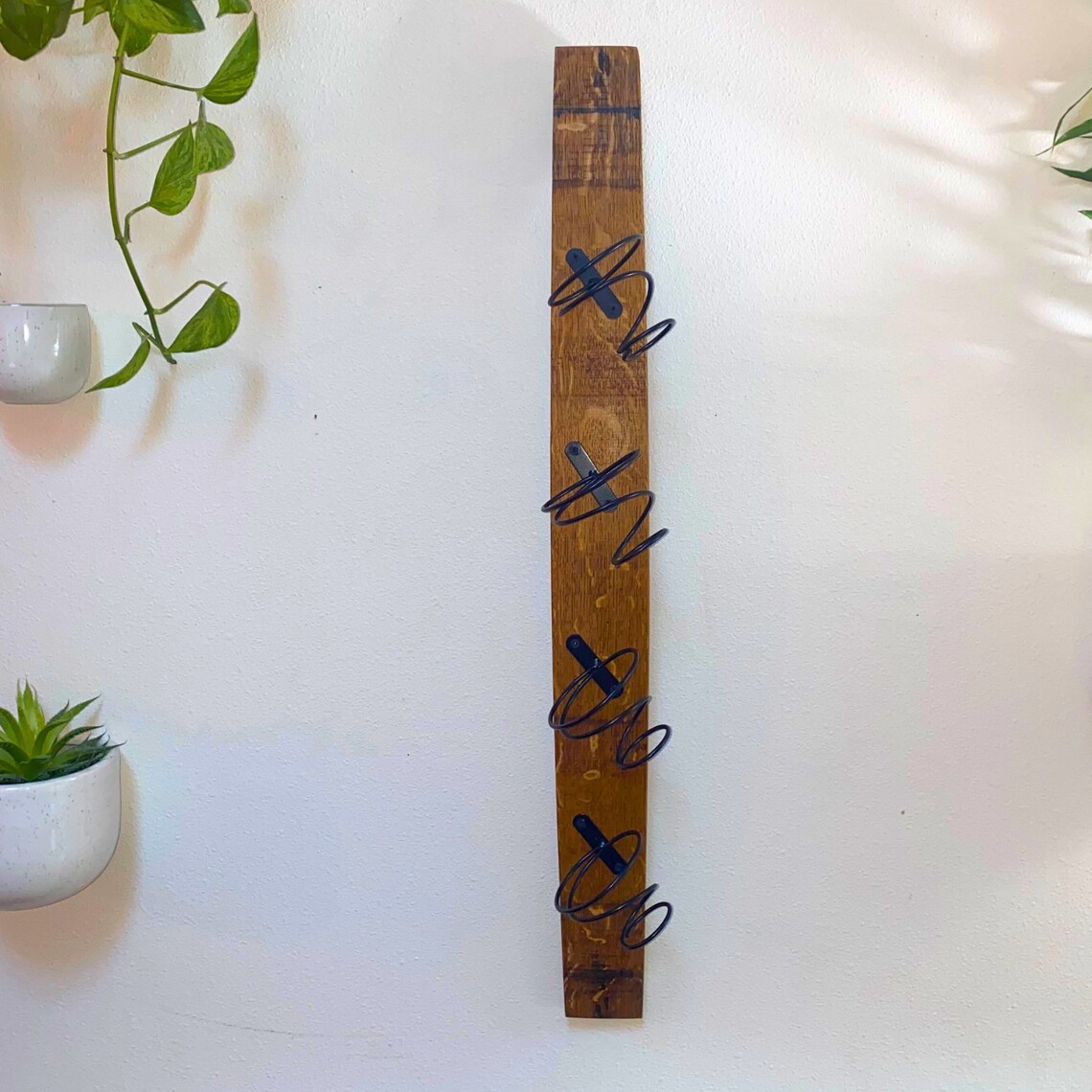 Wine Barrel Stave Wine Rack single Stave - Etsy