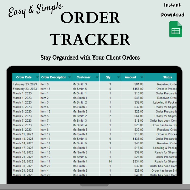 Order Status - Etsy