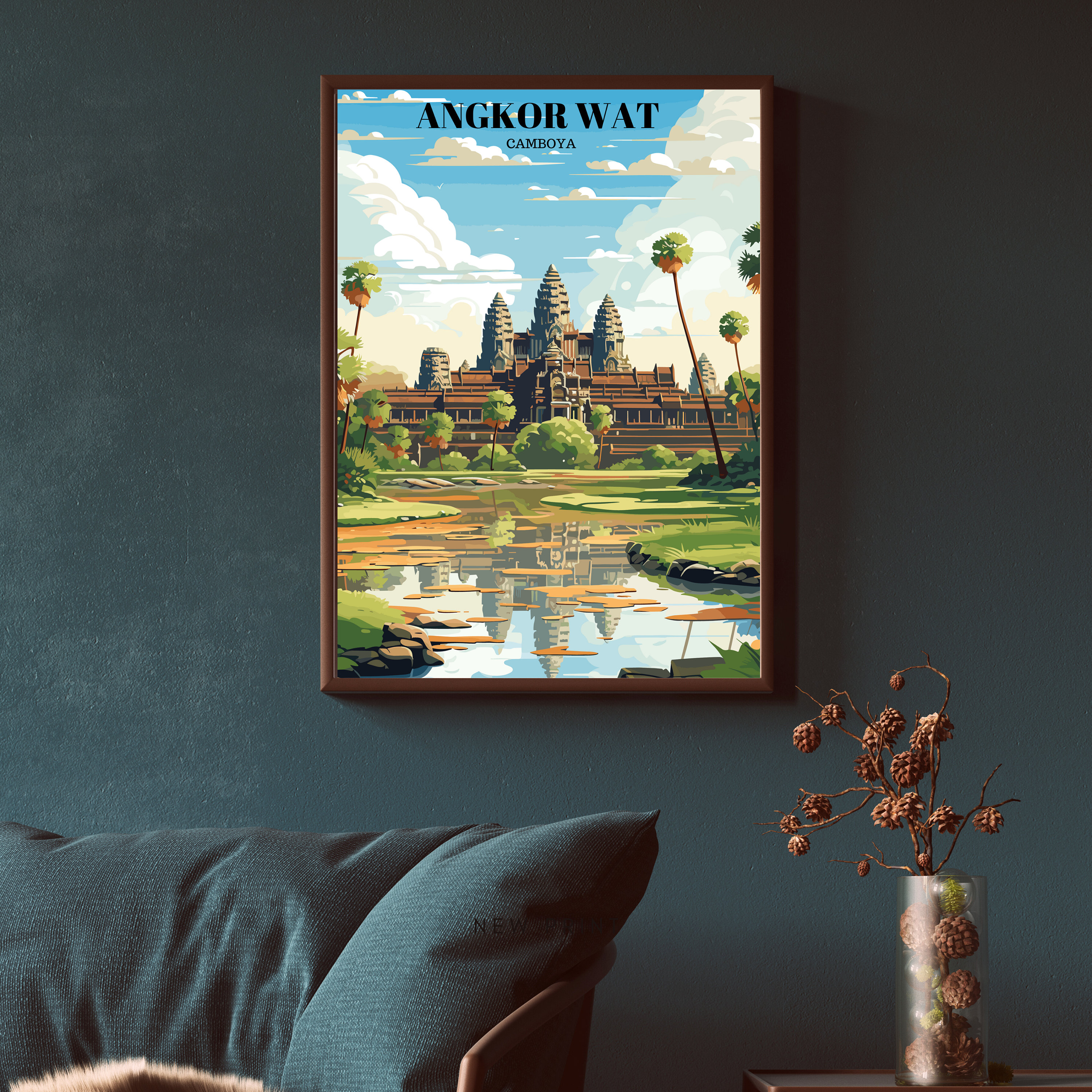 Angkor Wat Print | Angkor Wat Poster | Cambodia Temples | Cambodia ...