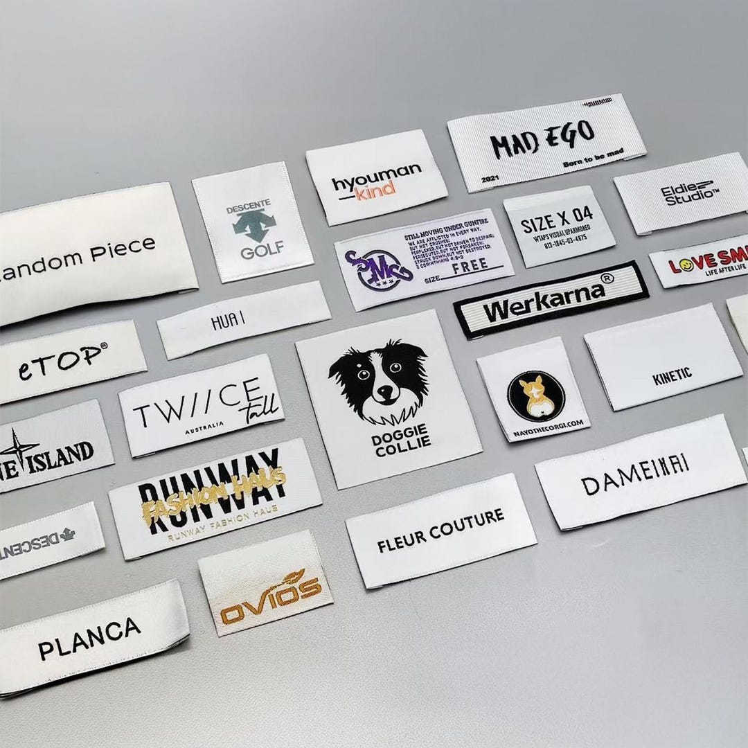 Custom Fabric Labels, Satin Fabric Clothing Tags, Custom Cloth Labels ...