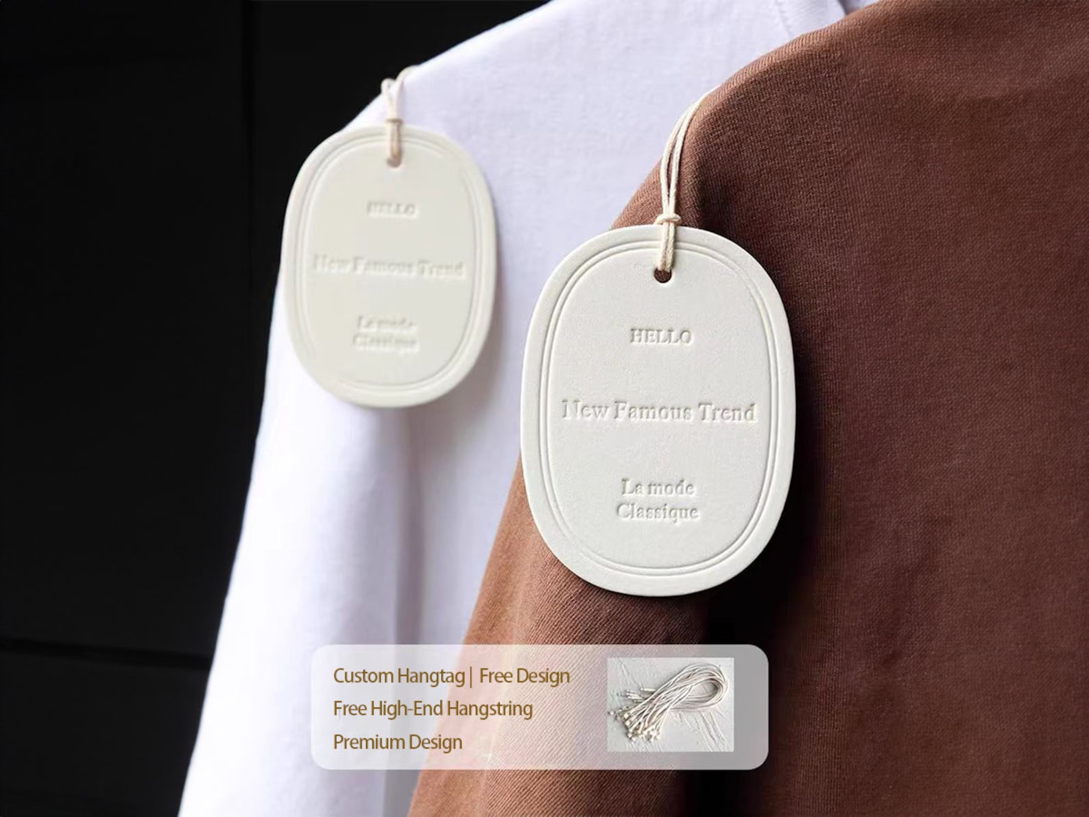 Custom Clothing Hangtags, Fashionable Clothing Logos, High-end Clothing ...