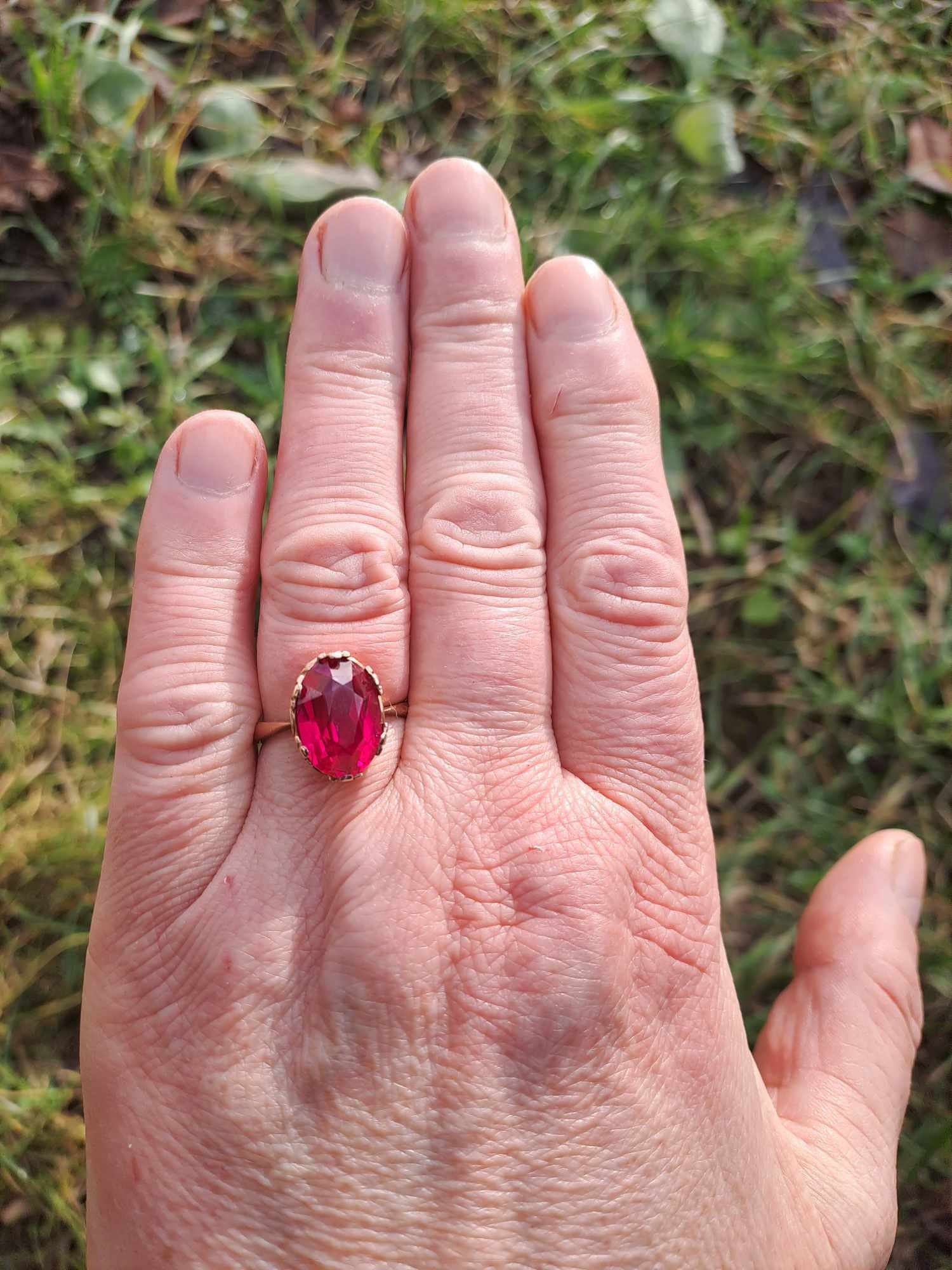 Vintage Original Soviet Gold Ruby Ring 583 14 K USSR Gold Ruby Ring - Etsy