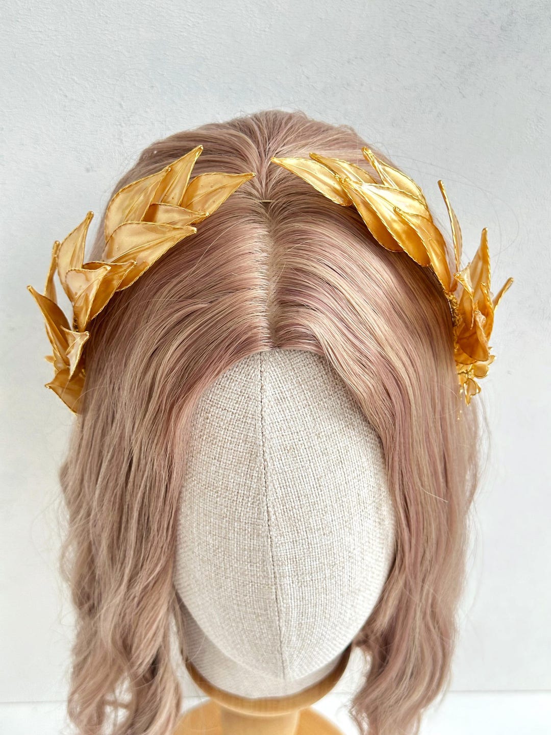 HELEN (GOLD) | Wedding Gold Leaf Headband, Gold Hellenistic Headband ...
