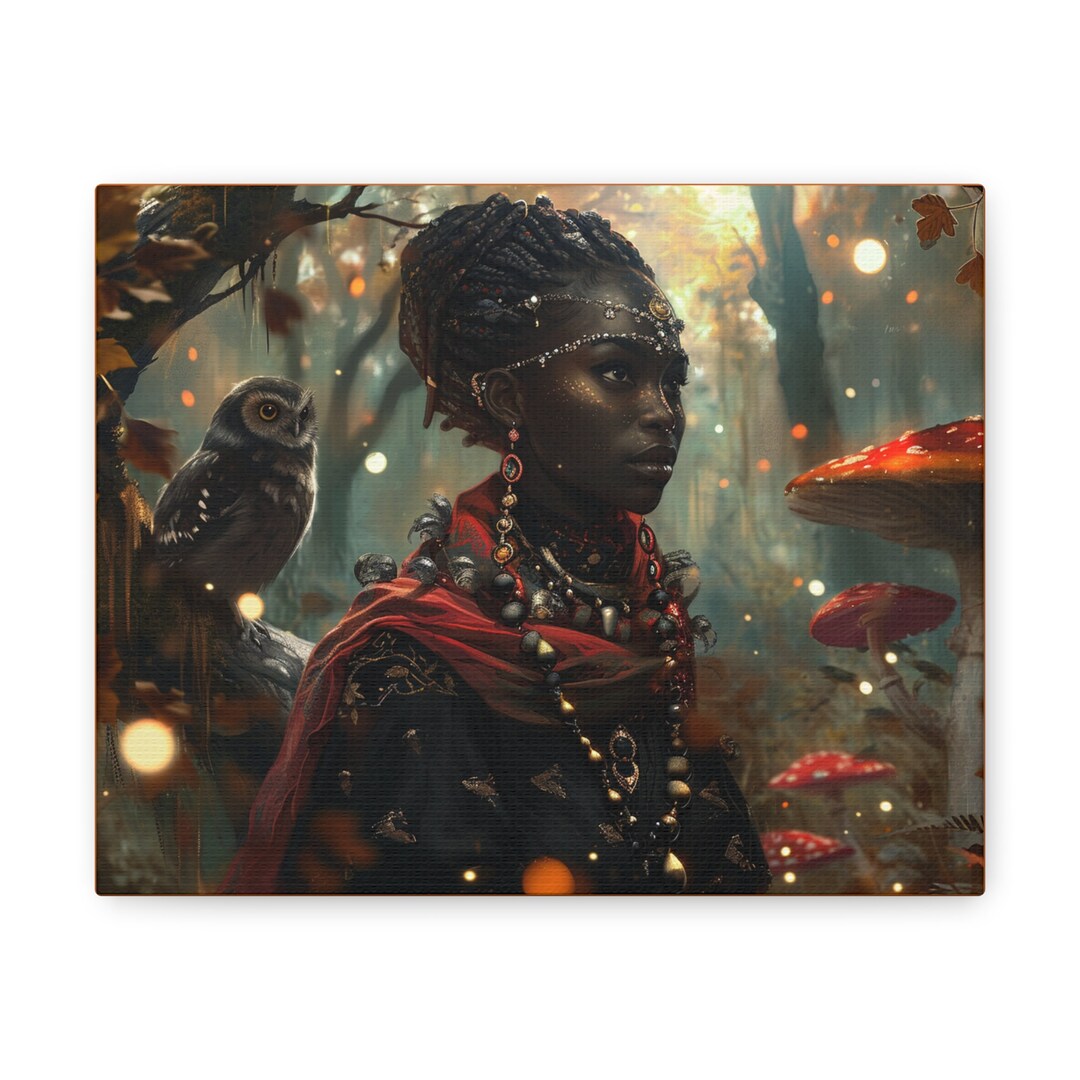African Tribal Princess Art, Black Magic Woman, Beautiful Black Art ...