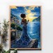 Black Woman Mermaid Art, African Siren Poster Print, Black Mermaid Art ...