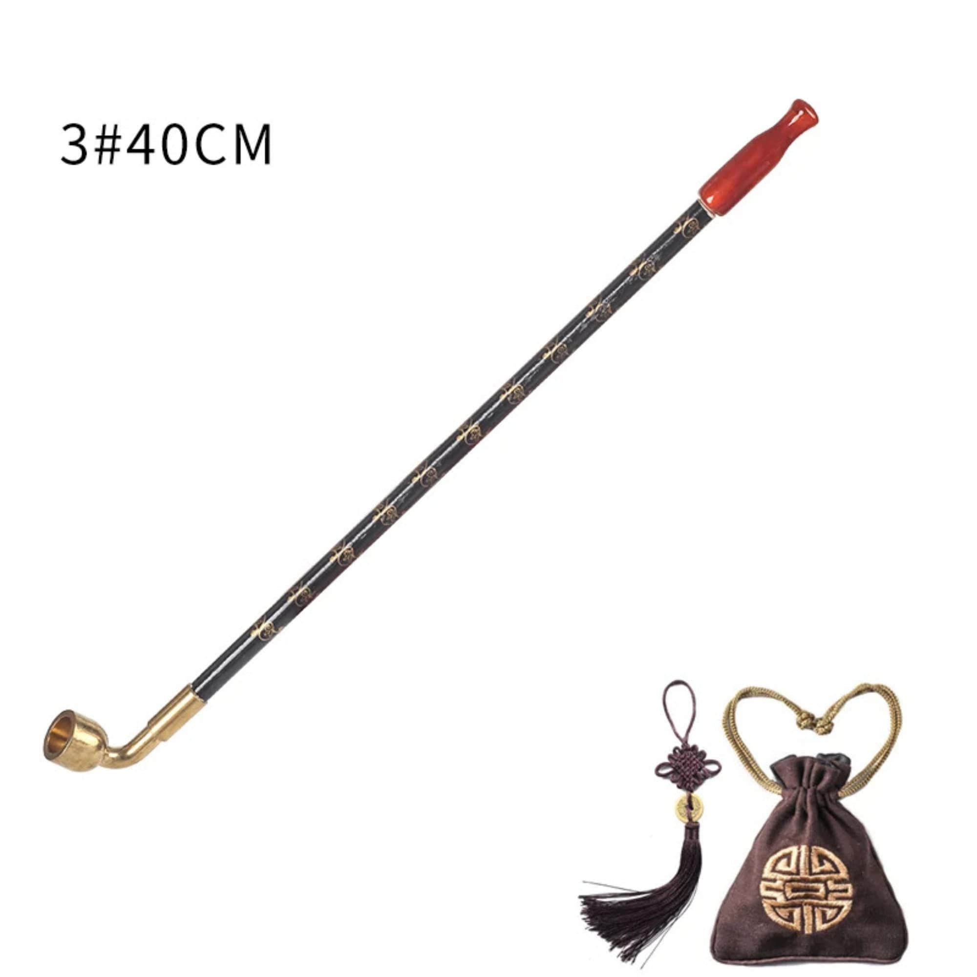 Chinese Long Stem Vintage Smoking Pipe - Tobacco Pipe - Gift to Friend ...