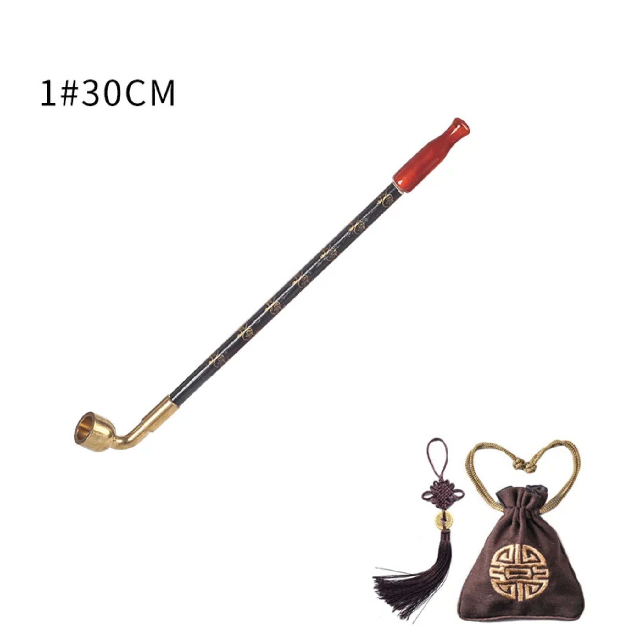 Chinese Long Stem Vintage Smoking Pipe - Tobacco Pipe - Gift to Friend ...