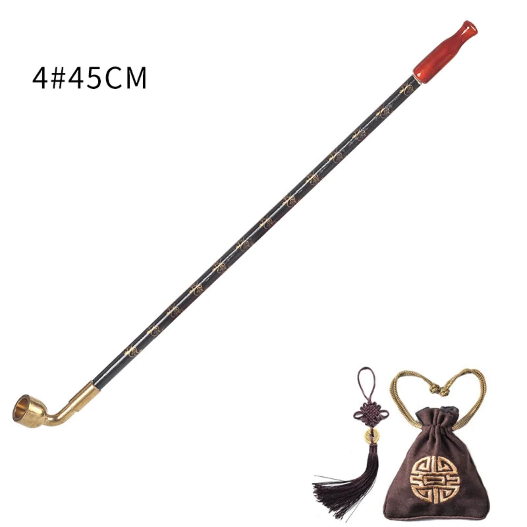 Chinese Long Stem Vintage Smoking Pipe - Tobacco Pipe - Gift to Friend ...