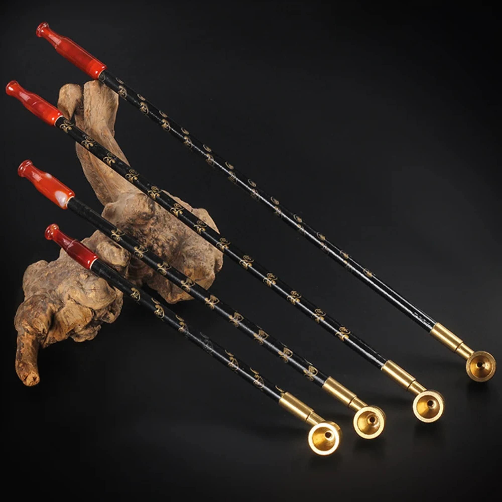 Chinese Long Stem Vintage Smoking Pipe - Tobacco Pipe - Gift to Friend ...