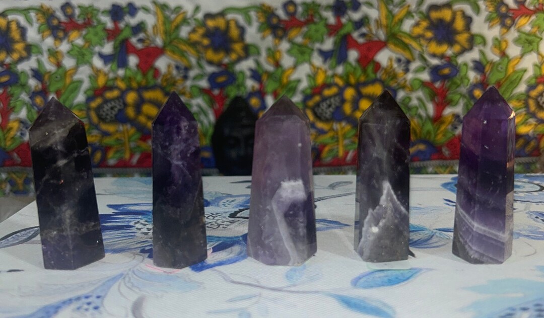 HQ Amethyst Towers -flash and Rainbow - Etsy