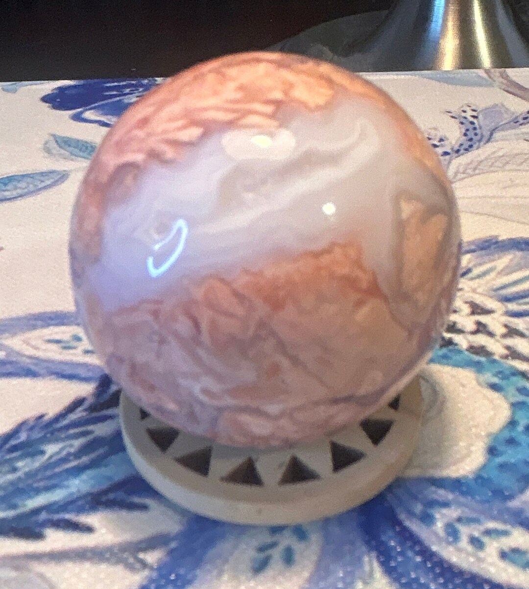 Pink Chalcedony ( Cotton Candy ) Agate Sphere - Etsy