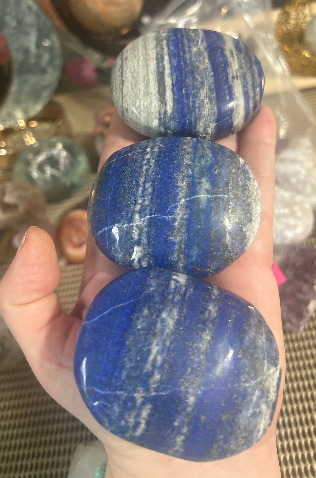 Huge HQ LAPIS Lazuli Palm Stones You Pick - Etsy