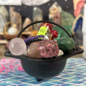 Mystery Caldron ( Real Cast Iron ) Crystals - Etsy