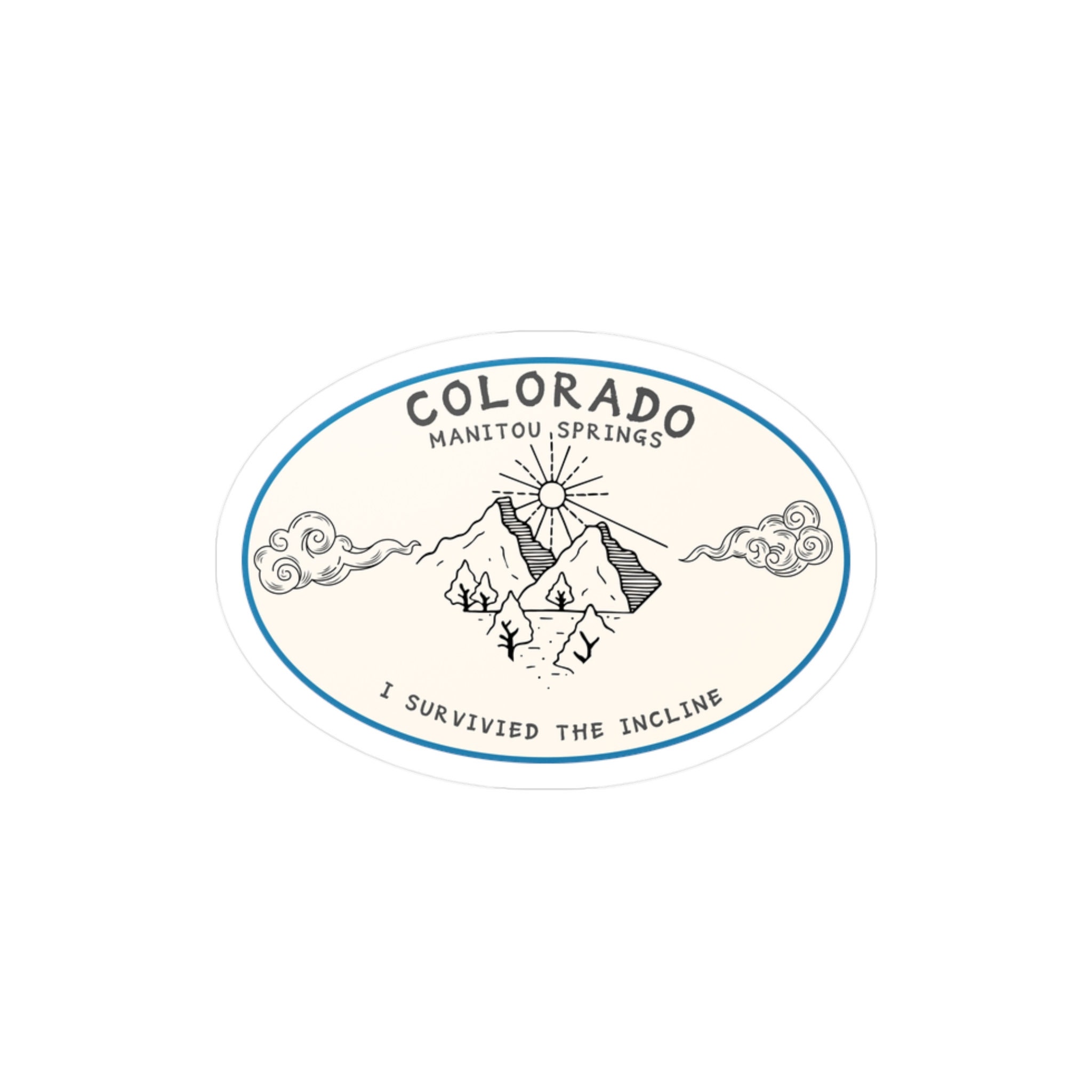 Colorado Manitou Incline Sticker - Etsy