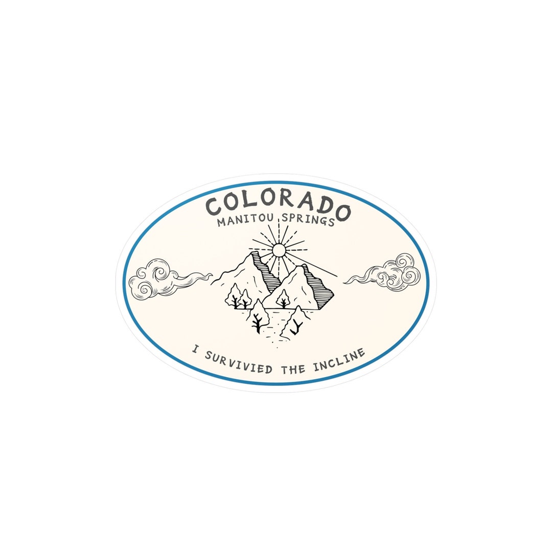 Colorado Manitou Incline Sticker - Etsy