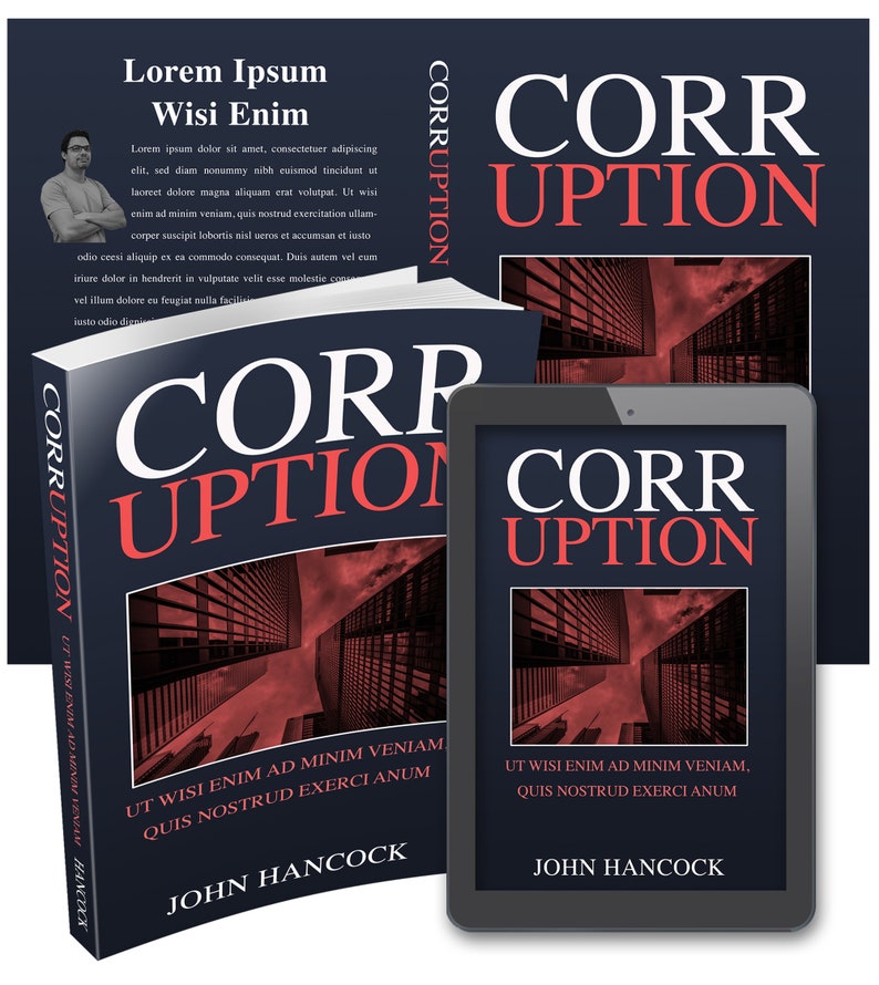 Book Cover Template, Fully Editable for Business, How-to, Non-fiction ...