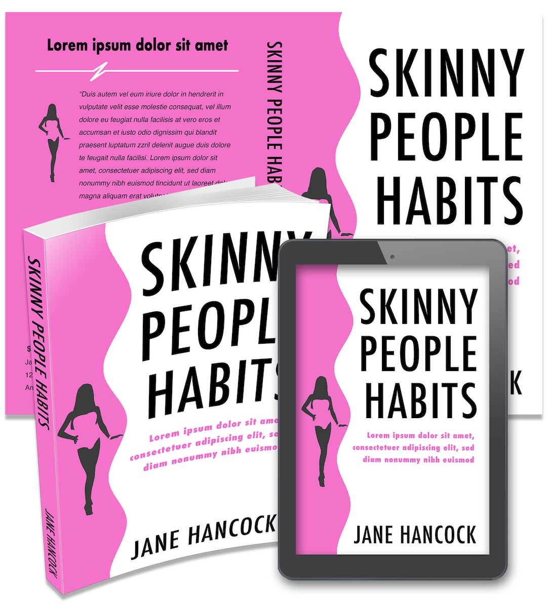 Book Cover Template, Fully Editable for Self-help, How-to, Non-fiction ...