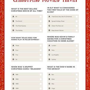 Christmas Movie Trivia Quiz | Festive Film Fun for Holiday Parties ...