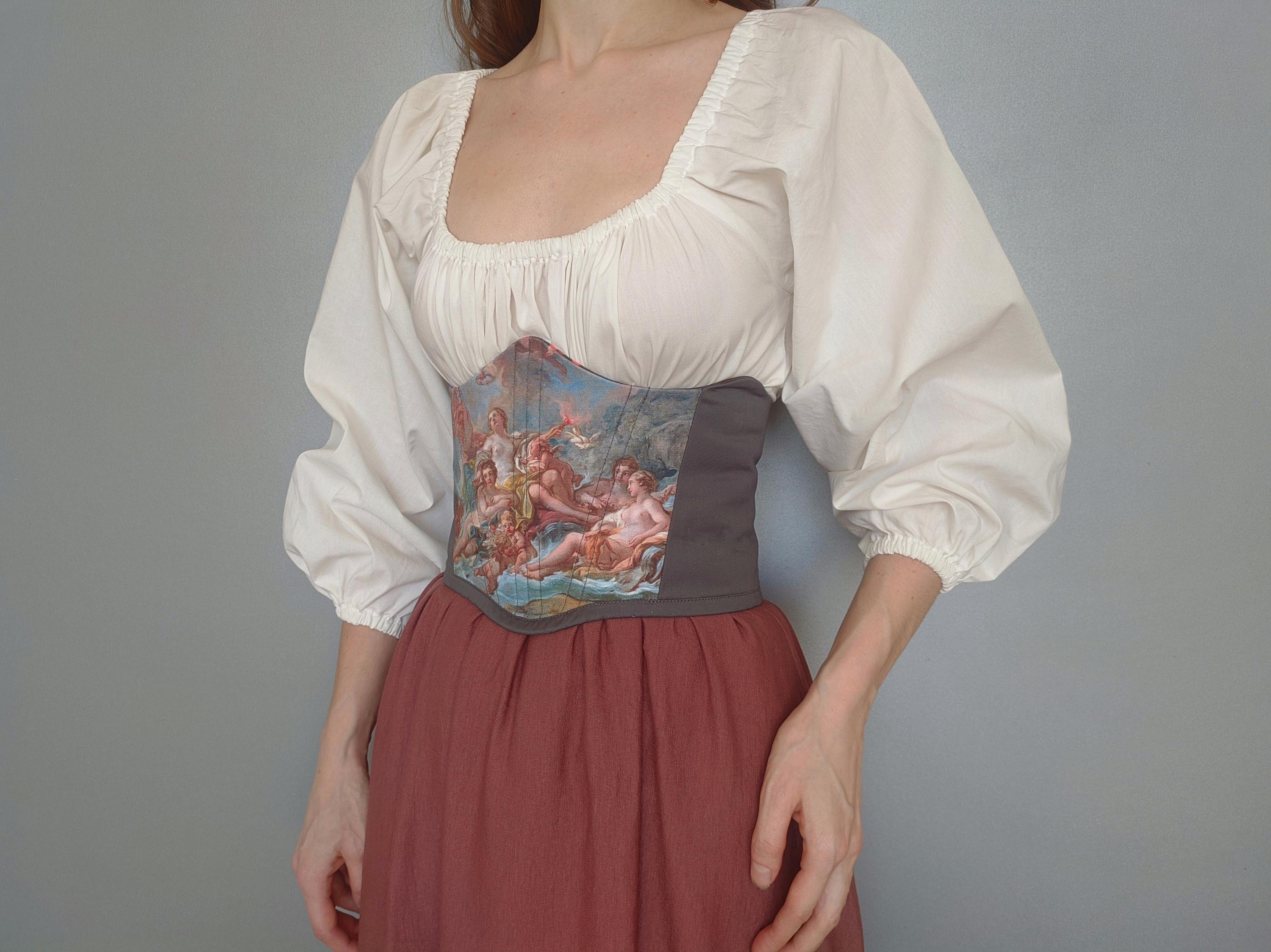 Custom Corset Belt: Cottagecore Renaissance Bodice - Etsy